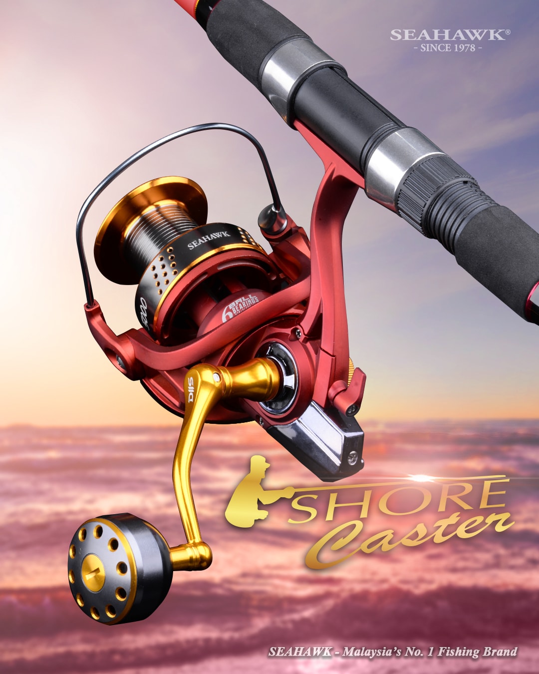 Seahawk Fishing Malaysia | Shore Caster Surf Reel